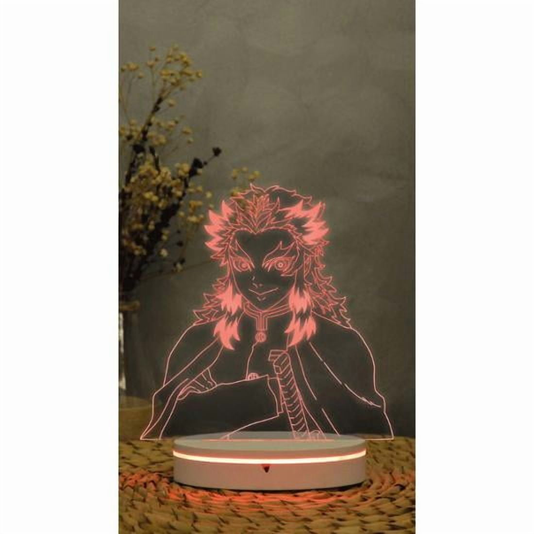 Kyojuro Rengoku, Demon Slayer - 3D 16 Color Decorative Night Light 3d ...