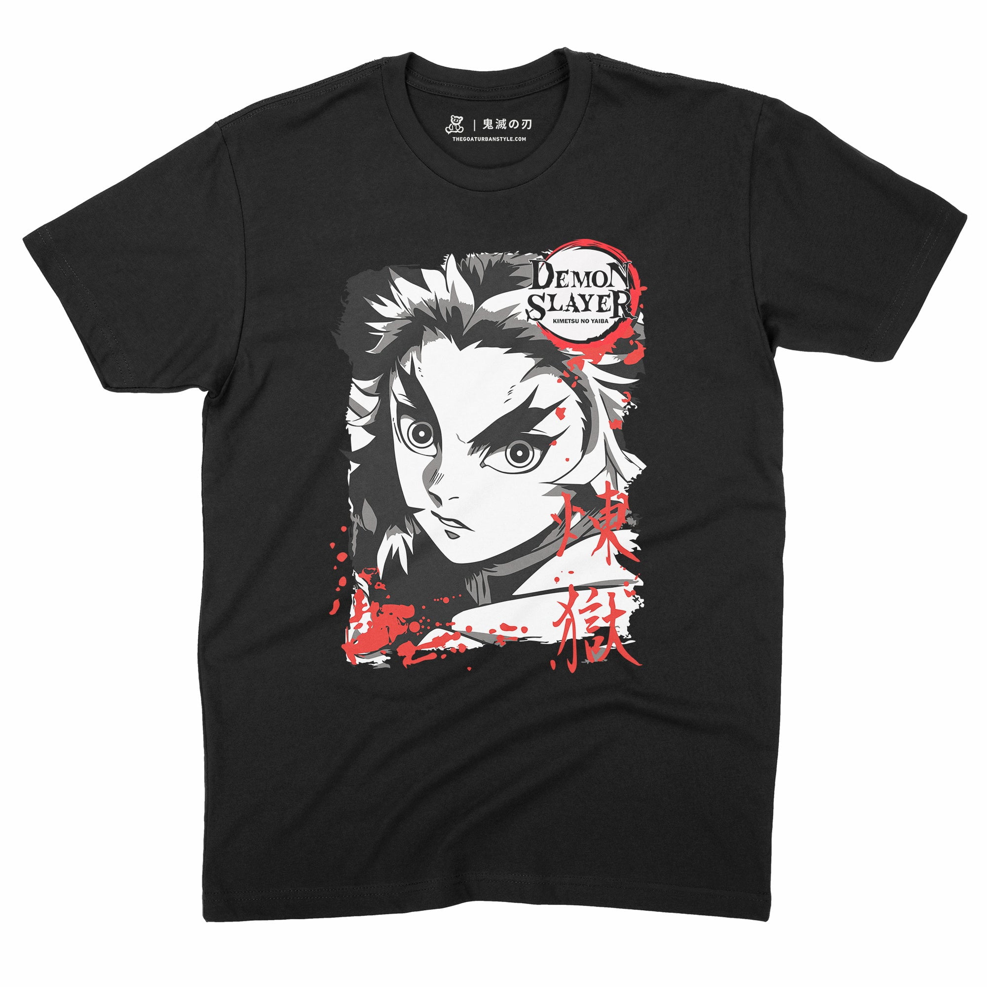 Kyojuro Rengoku - Slayer's Fiery Demon Tee - Demon Slayer Anime ...