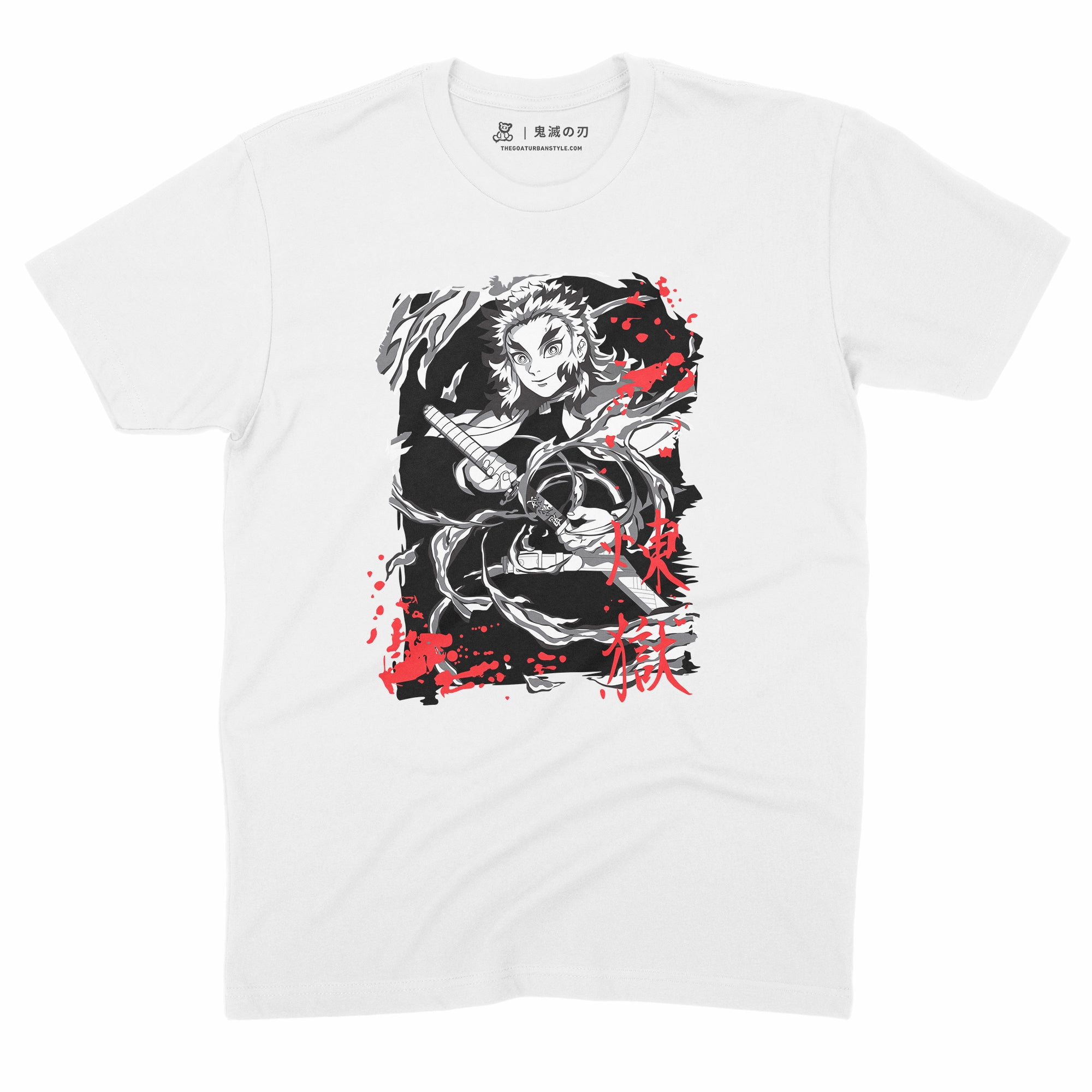 Kyojuro Rengoku - Slayer's Fiery Demon Tee - Demon Slayer Anime ...