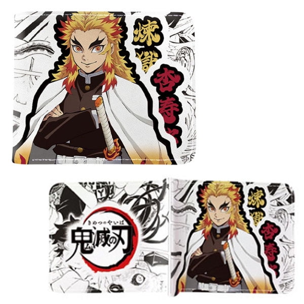 Kyojuro Rengoku Style A - Demon Slayer 4x5" Bi-Fold Wallet - Walmart.com