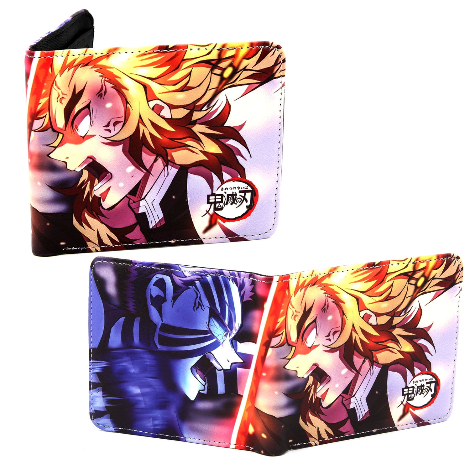 Kyojuro Rengoku vs Akaza - Demon Slayer 4x5" Bi-Fold Wallet - Walmart.com