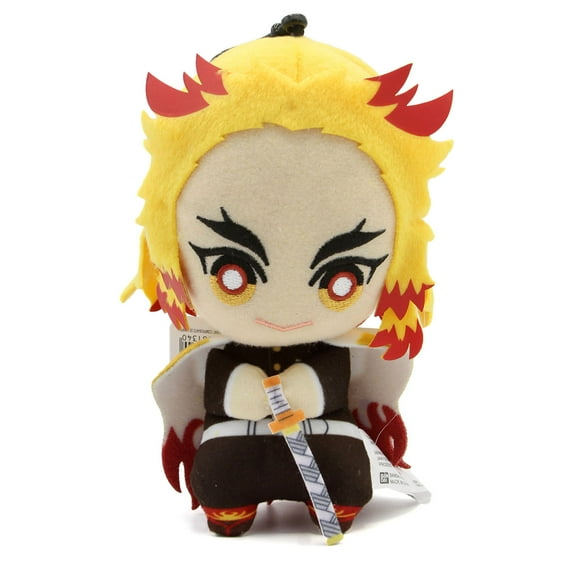 Kyojuro with Sword - Demon Slayer 6" Tomonui Series 4 Dangler Plush ...