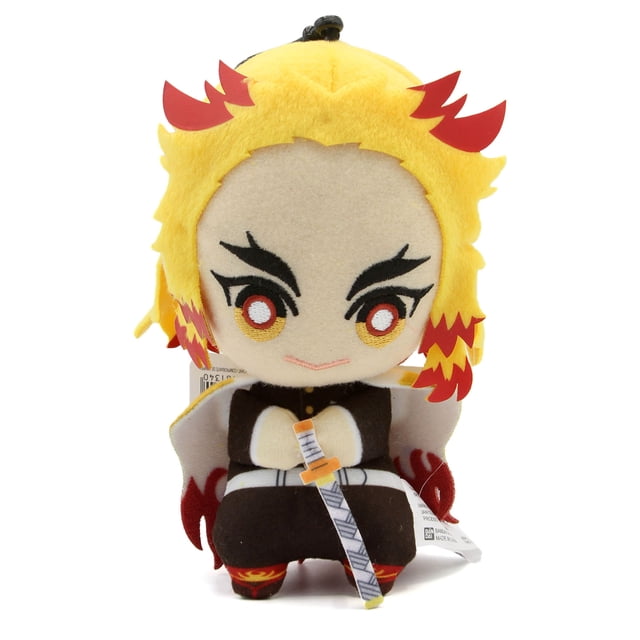 Kyojuro with Sword - Demon Slayer 6" Tomonui Series 4 Dangler Plush ...