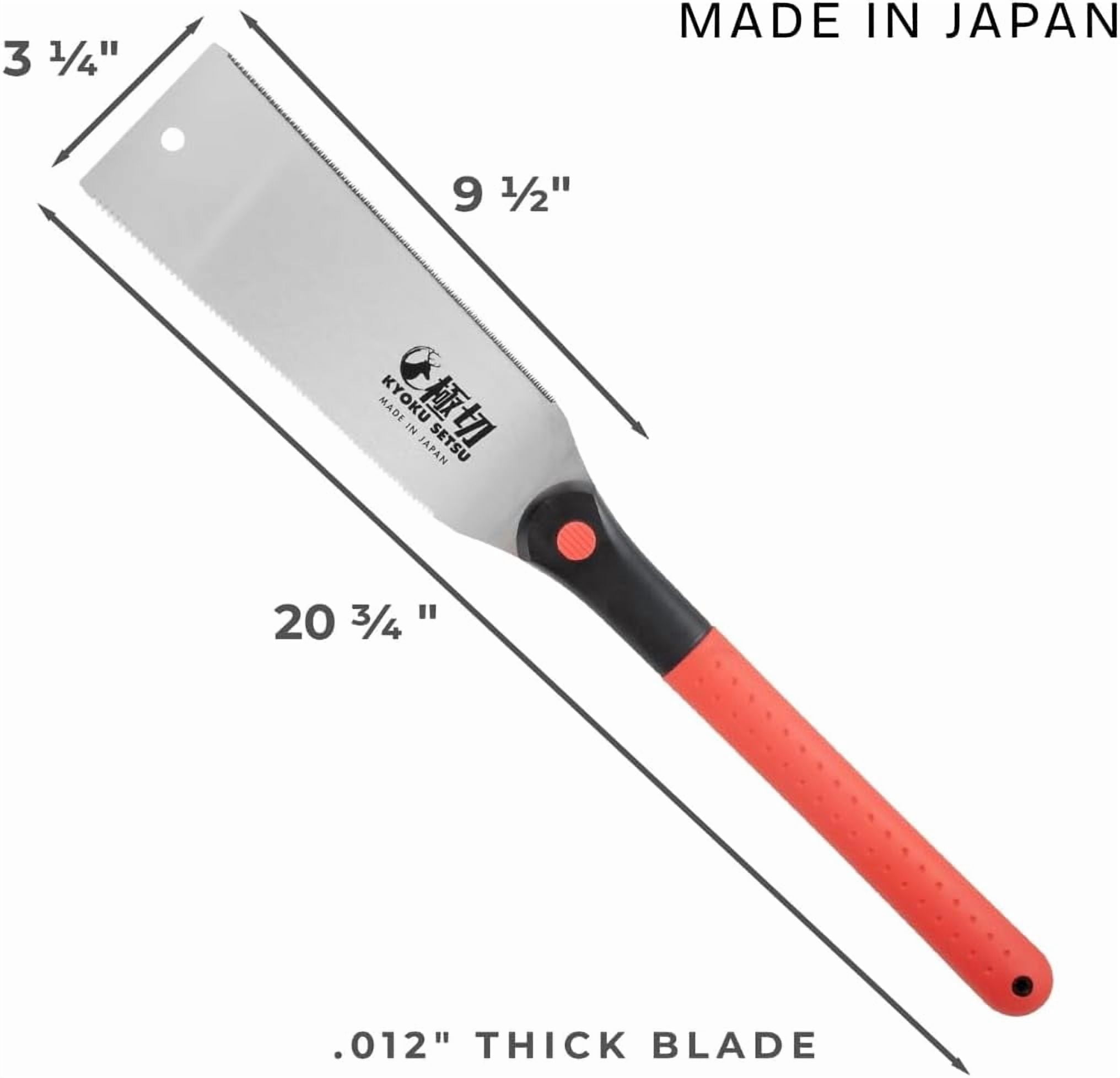 Kyoku Setsu Japanese Ryoba Double-Edged Pull Cut Saw, Ultra Fine Saw ...