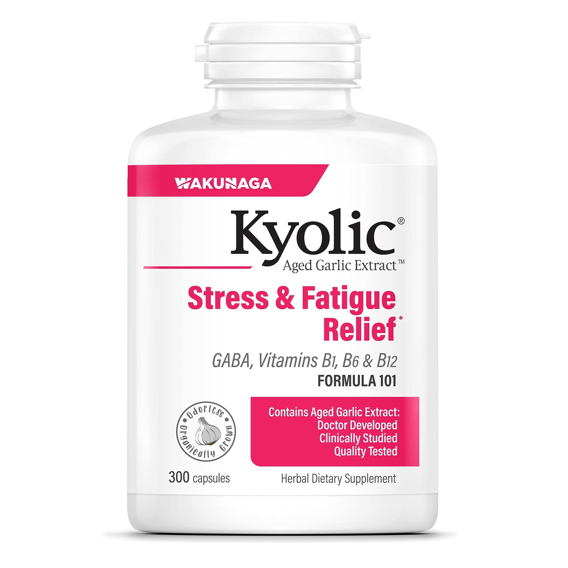 Kyolic Aged Garlic Extract Formula 101, 300 Capsules - Walmart.com