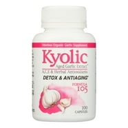 Kyolic Aged Garlic Extract, Detox & Anti-Aging, Formula 105, Capsules ...