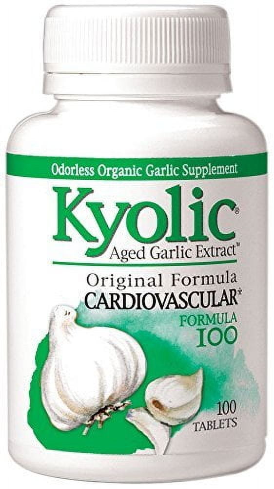 Kyolic Aged Garlic Extract Formula 100 Original Cardiovascular (100 ...