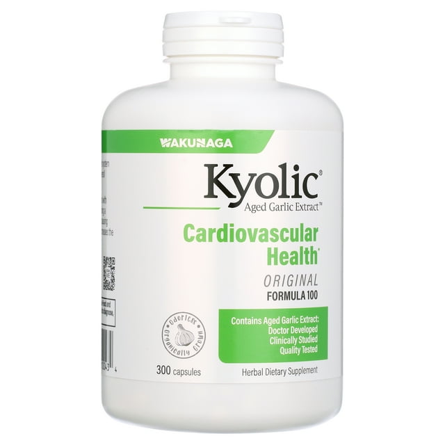 Kyolic Aged Garlic Extract, Odorless Organic Supplement, Original ...