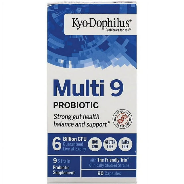 Kyolic Kyo-Dophilus Multi 9 Probiotic 6 Billion Cfu 90 Caps - Walmart.com