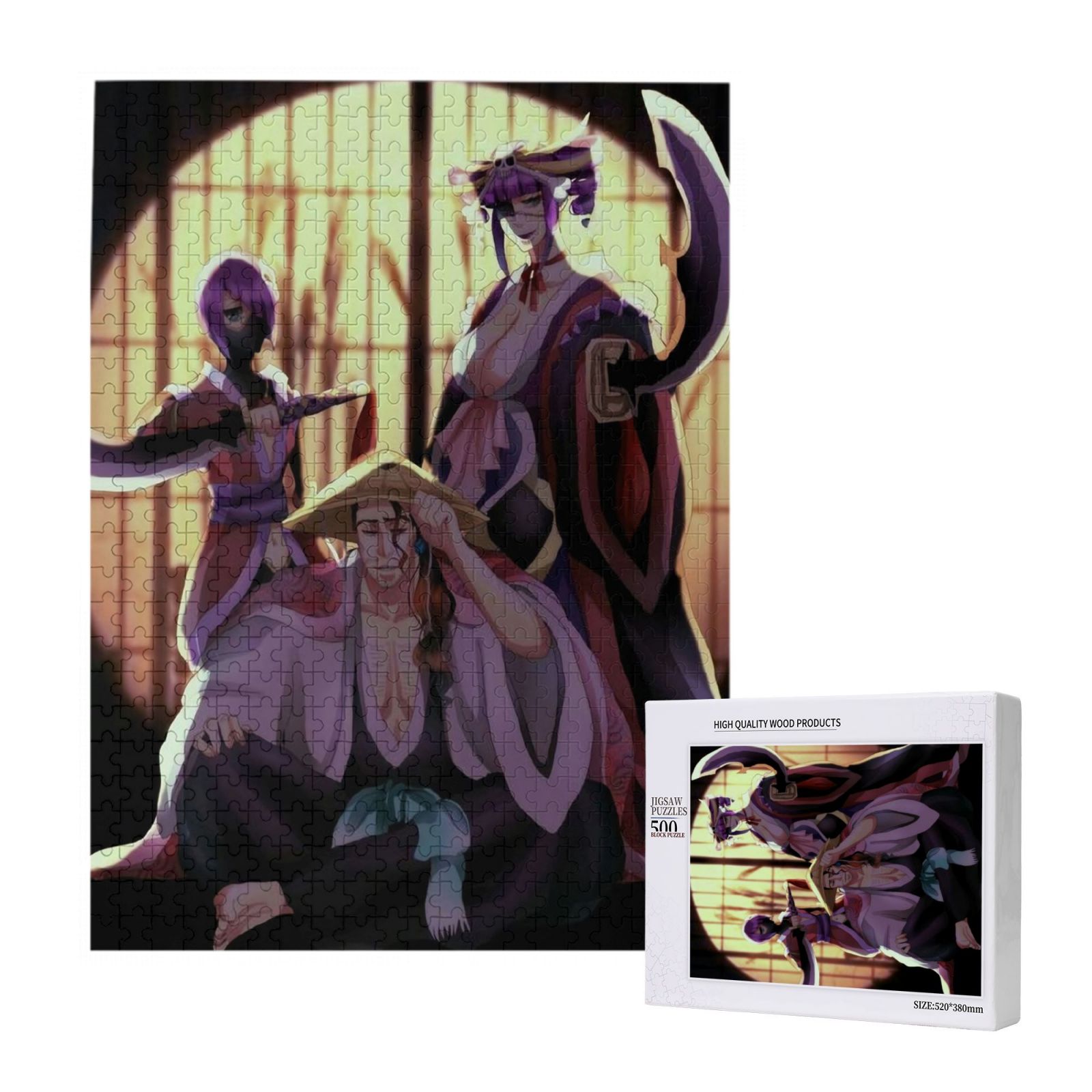 Kyoraku Shunsui Jigsaw Puzzle Interactive Brain Teaser Board Game for ...