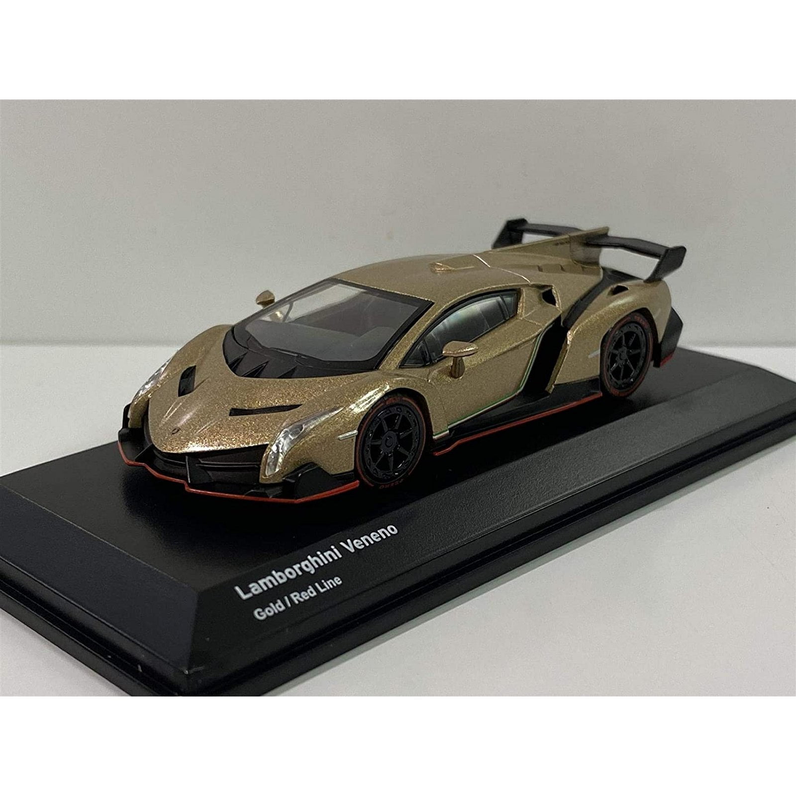 Kyosho KS07040A1 Lamborghini Veneno Gold with Red Line 1-64 Diecast ...