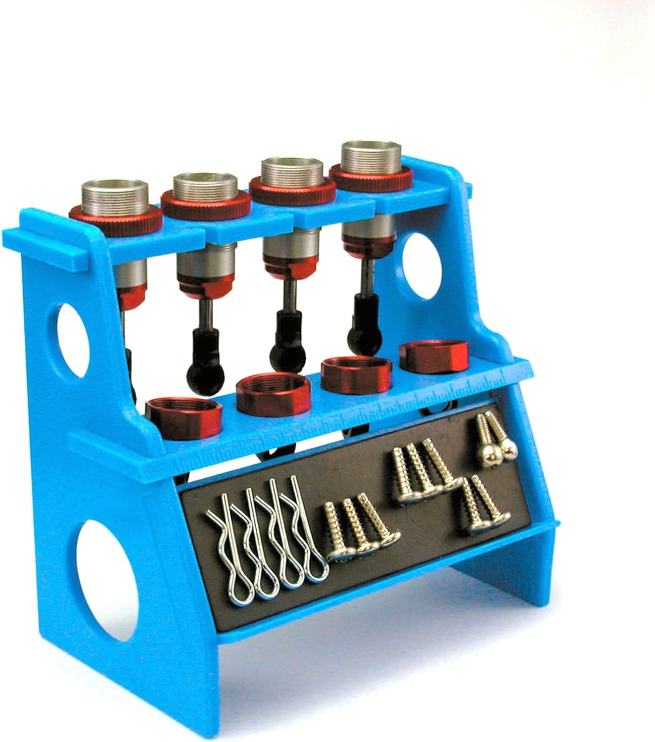 Kyosho KYO36218 Shock Rebuild Stand with Magent, Blue - Walmart.com