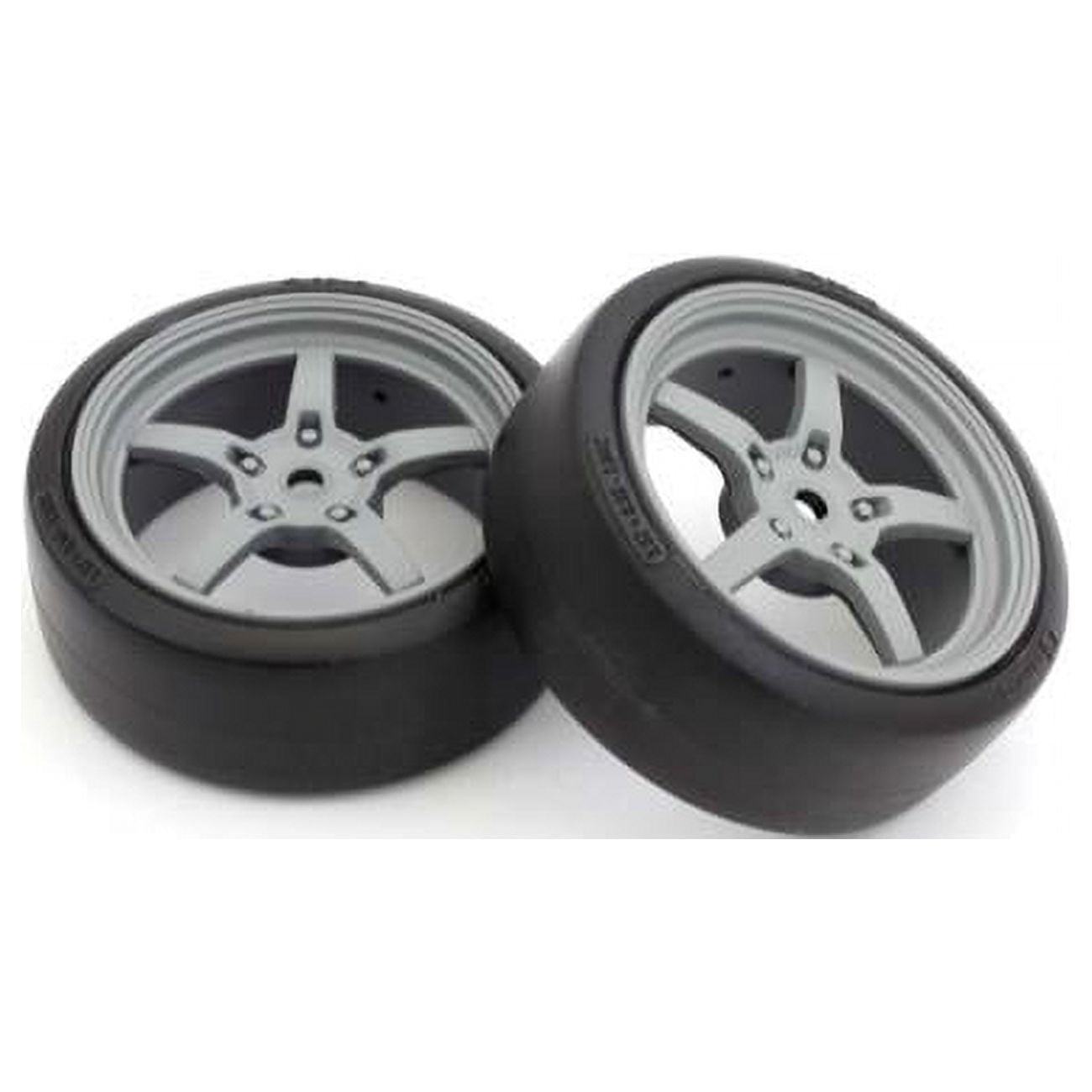Kyosho KYOFATH705GYD Premounted 5-Spoke Racing Drift Tire for FZ02 - 2 ...
