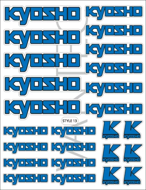 Kyosho Rc Sticker Buggy Cars Truck Mp10 Inferno Ultima Lazer Zx7 Phone ...