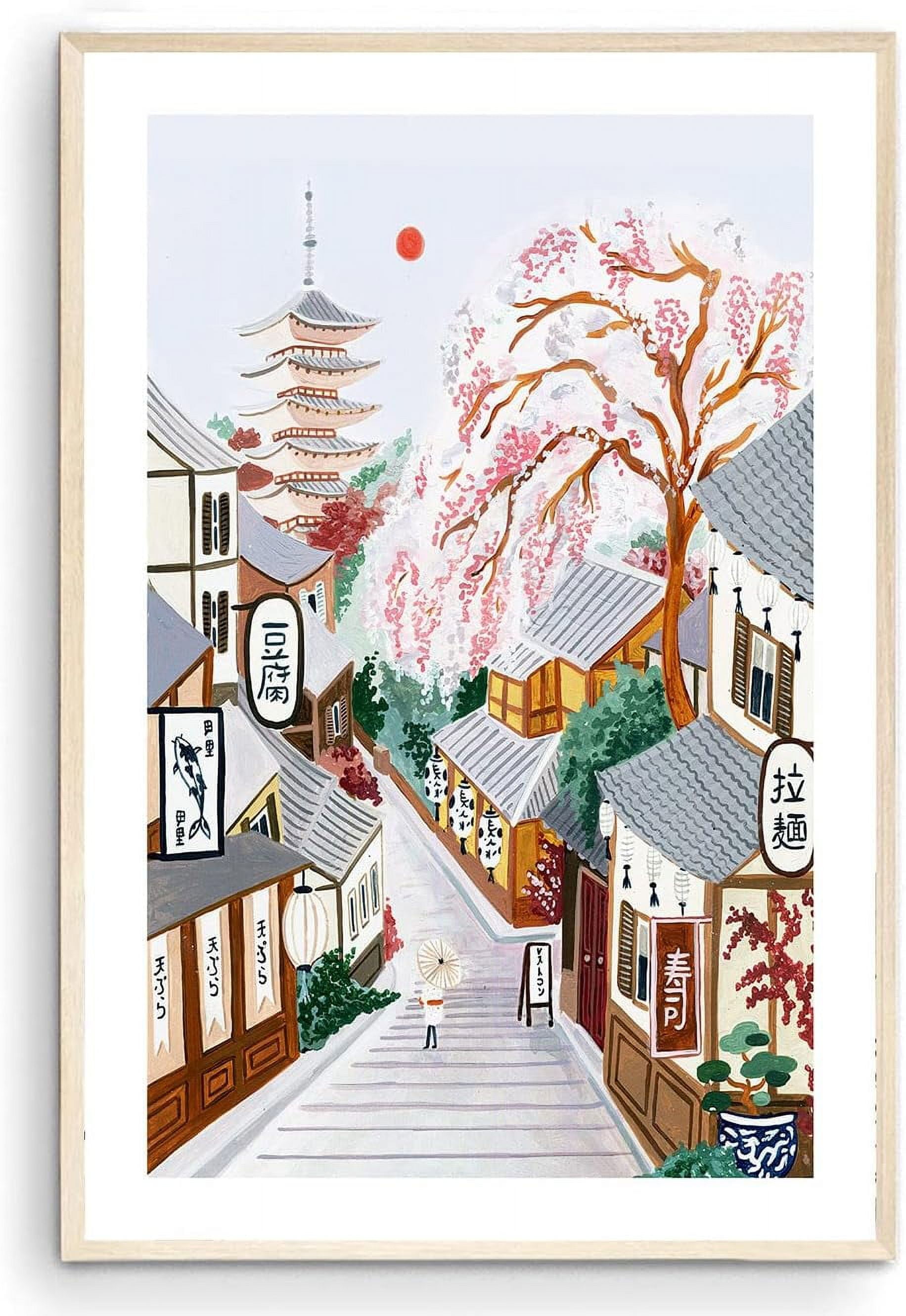 Kyoto Art Print, Japan Travel Poster, Kyoto Poster, Japanese Print ...