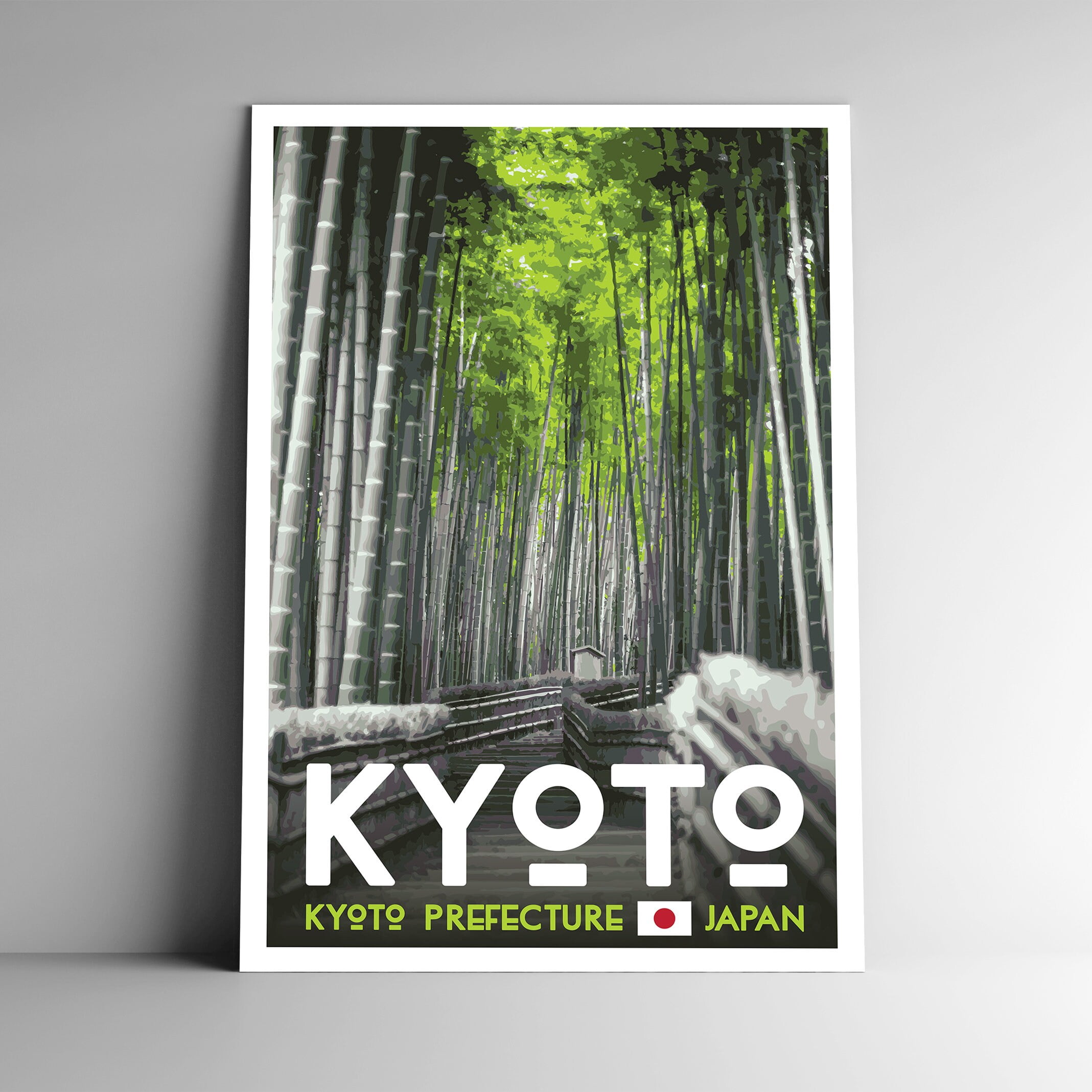 Kyoto Japan Vintage Travel Poster / Postcard WPA Style Retro Arashiyama ...