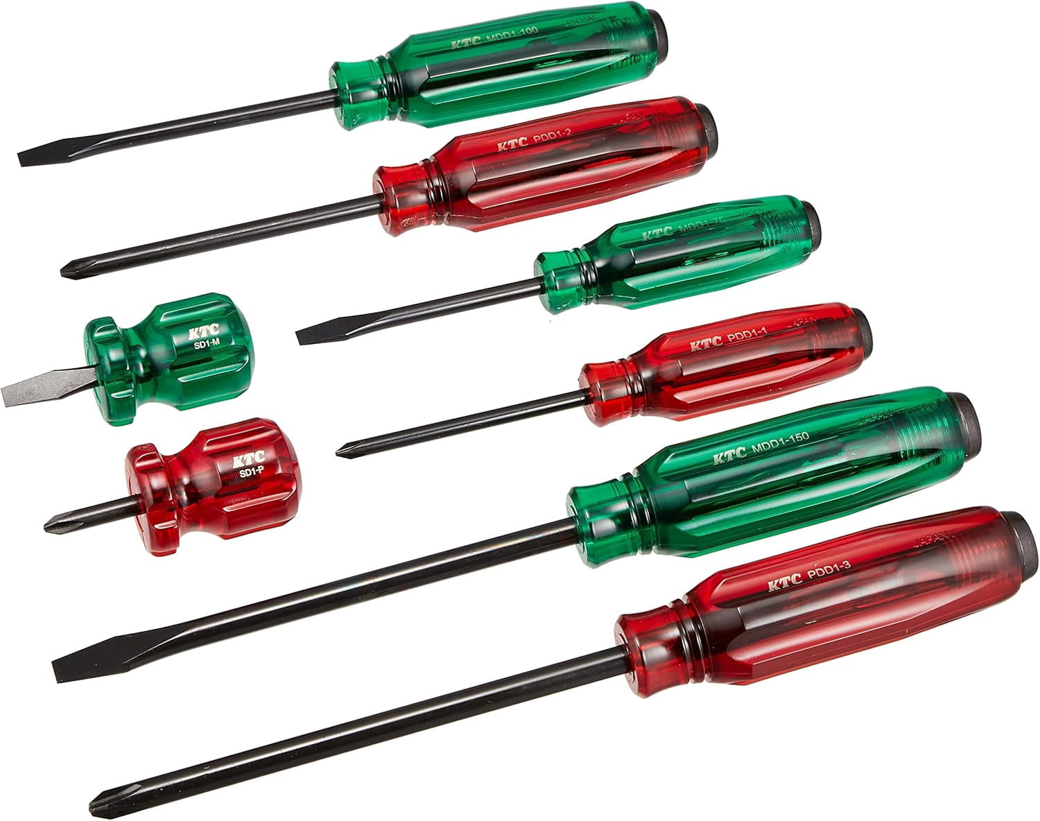 Kyoto Tools (KTC) Resin Handle Screwdriver Set Penetrating Type 8 ...