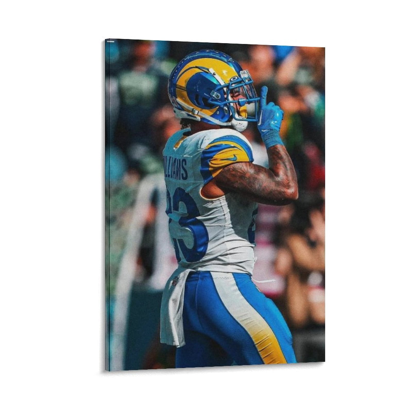 Kyren Williams Canvas Poster Poster Cool Artworks Painting Wall Art ...