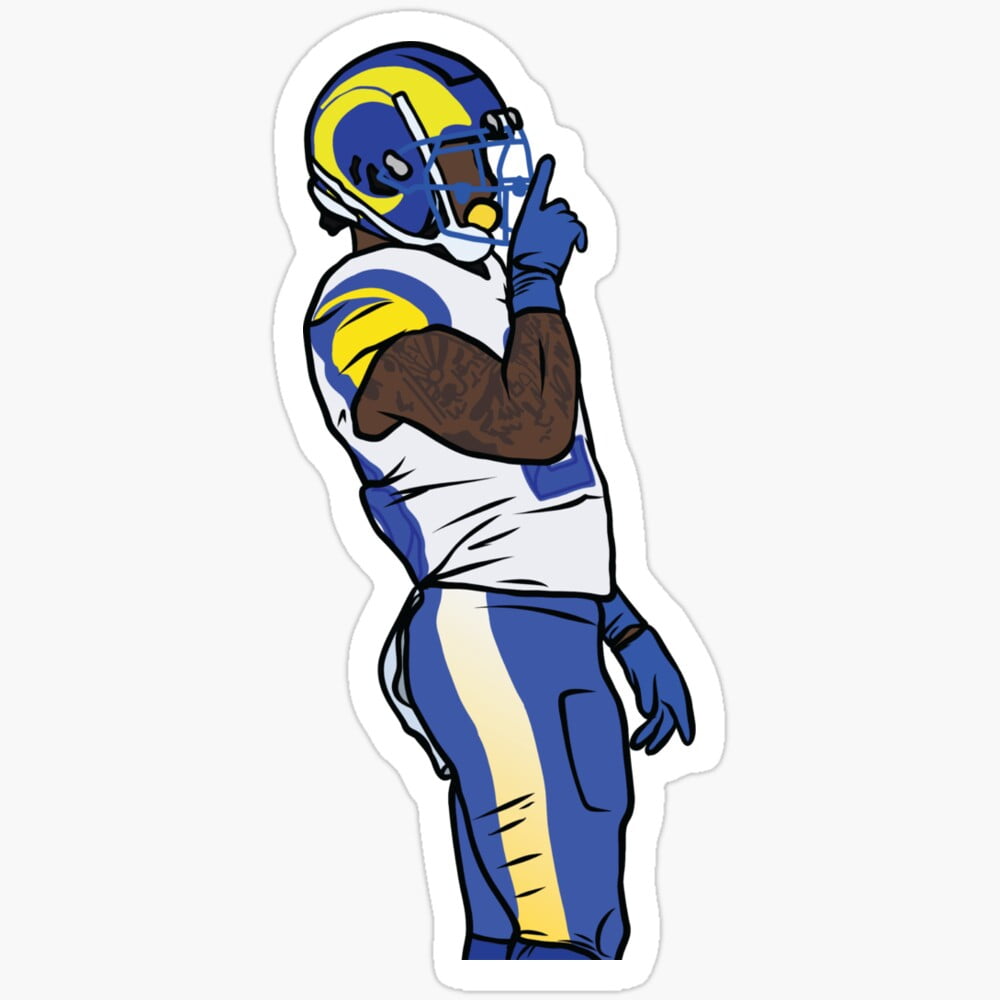 Kyren Williams Shhh Sticker Phone Decal Water Bottle Stickers Car ...