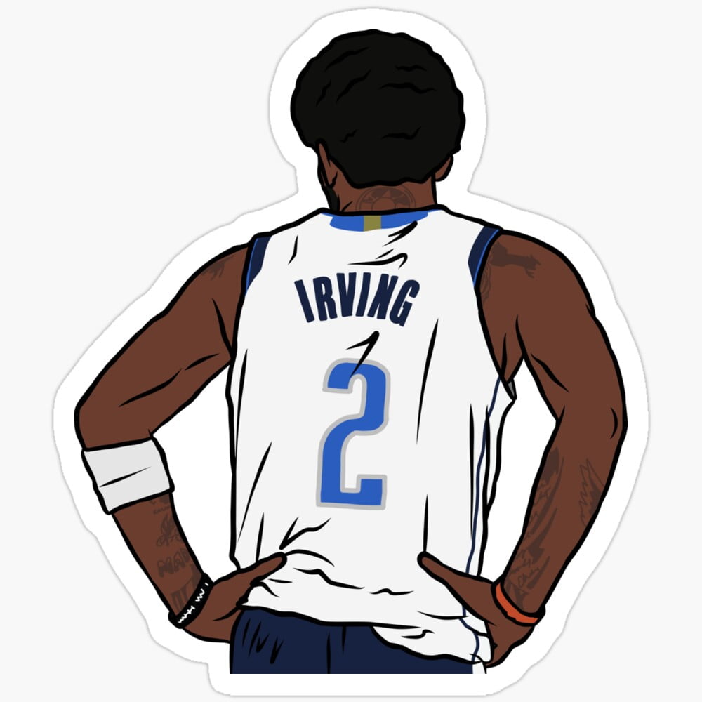 Kyrie Irving Back-To (Dallas) Sticker Phone Decal Water Bottle Stickers ...