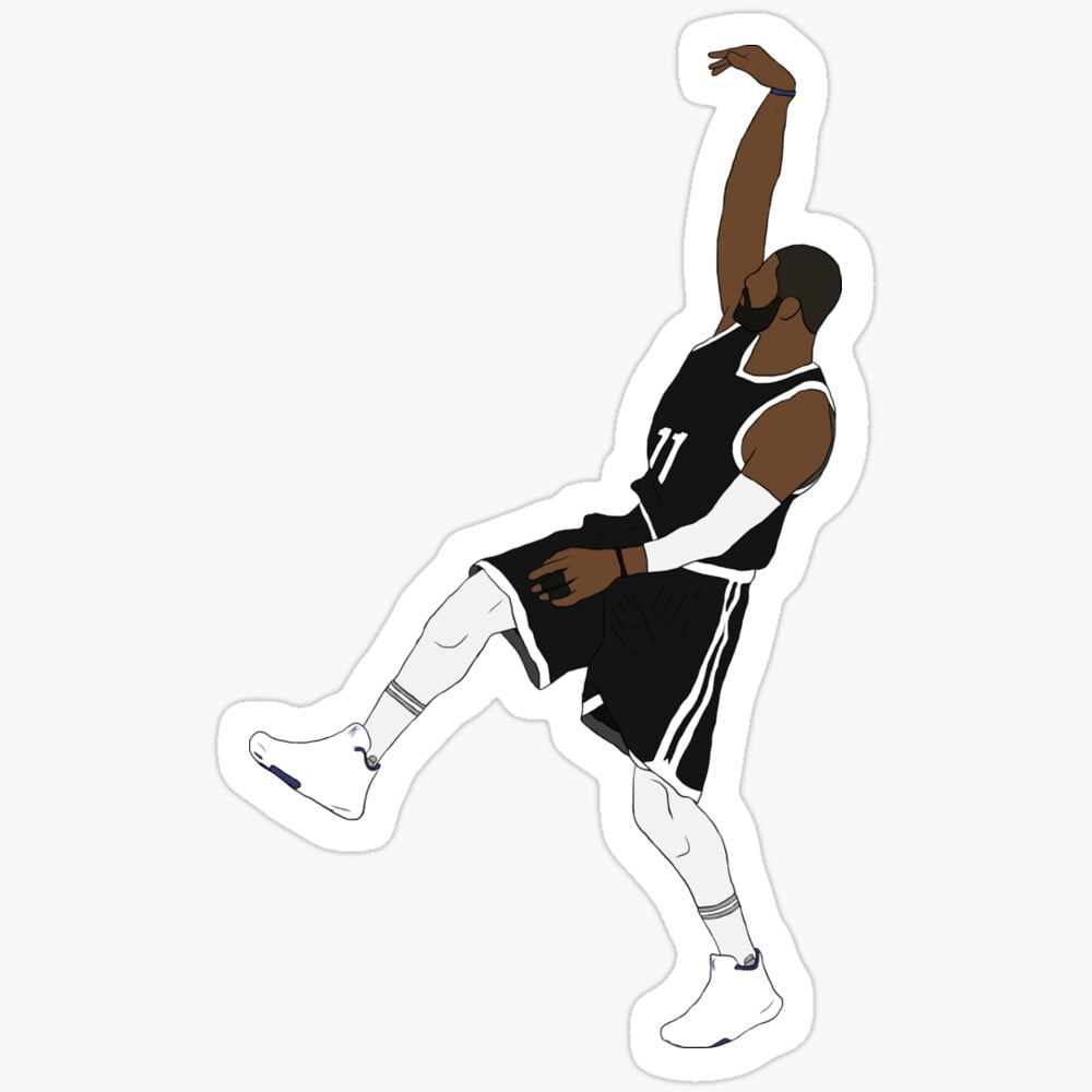 Kyrie Irving, Hold It (Nets) Sticker Phone Decal Water Bottle Stickers ...