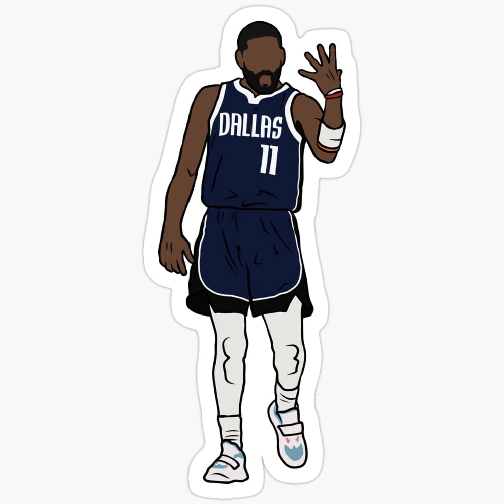Kyrie Irving Left Hand Celebration Sticker Phone Decal Water Bottle ...