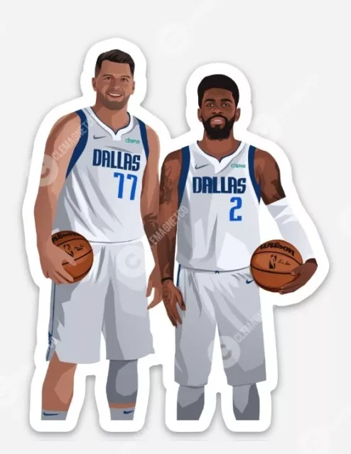 Kyrie Irving & Luka Doncic Sticker - Dallas Mavericks Texas Basketball ...