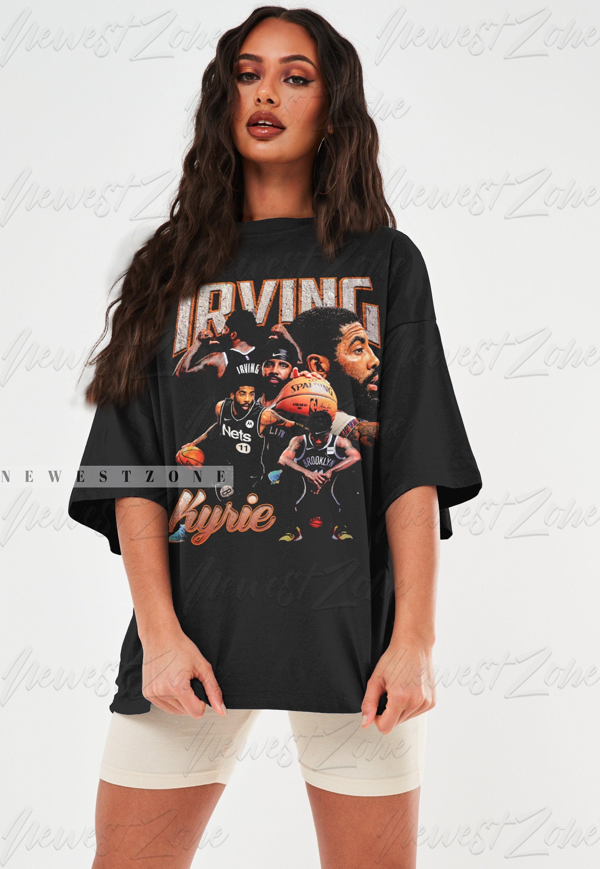 Kyrie Irving Shirt Basketball Player Playoffs Tshirt Classic 90s ...