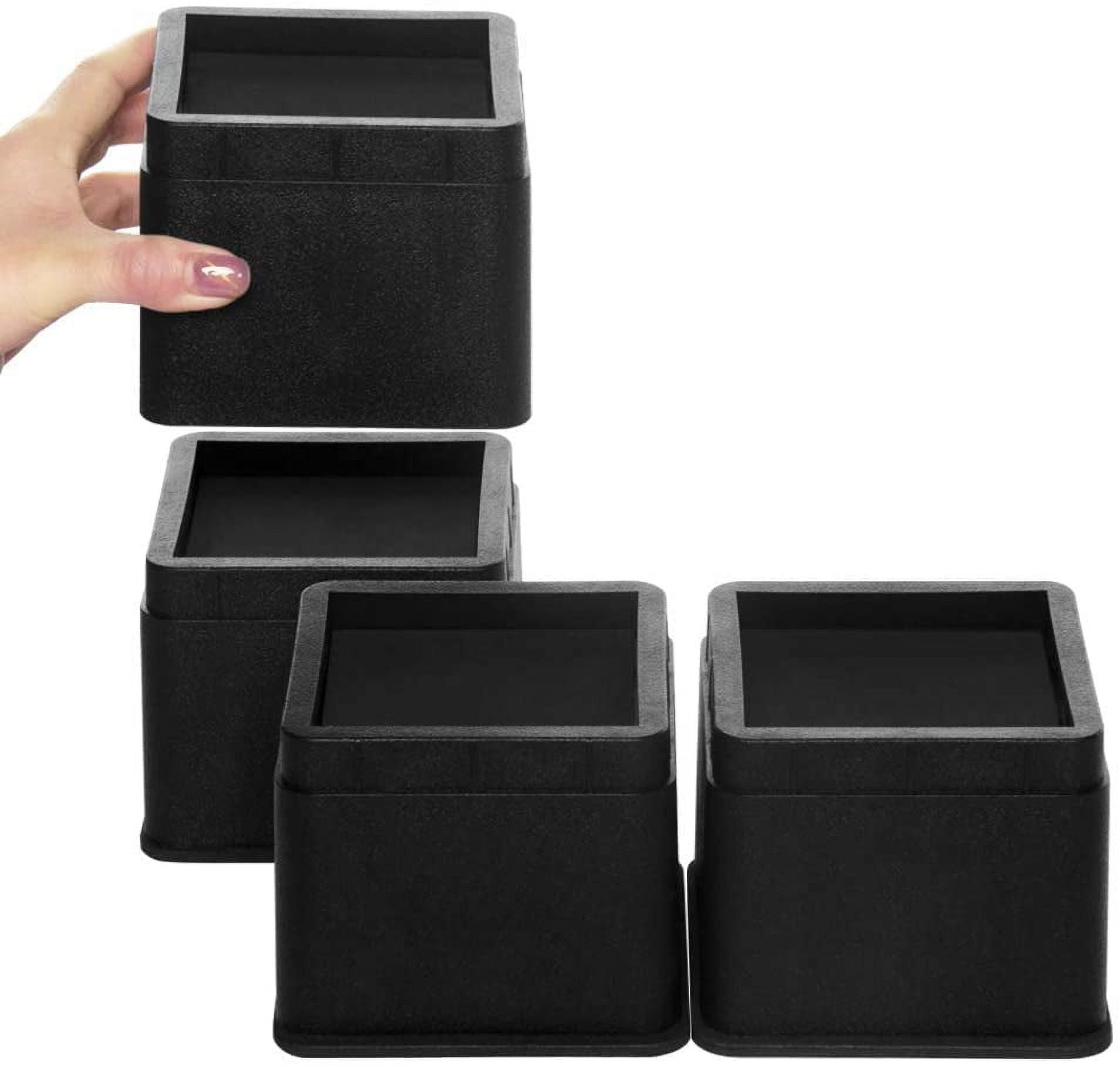Kyrieval 3 or 6 Inch High Furniture Risers, Adjustable, Heavy Duty for ...