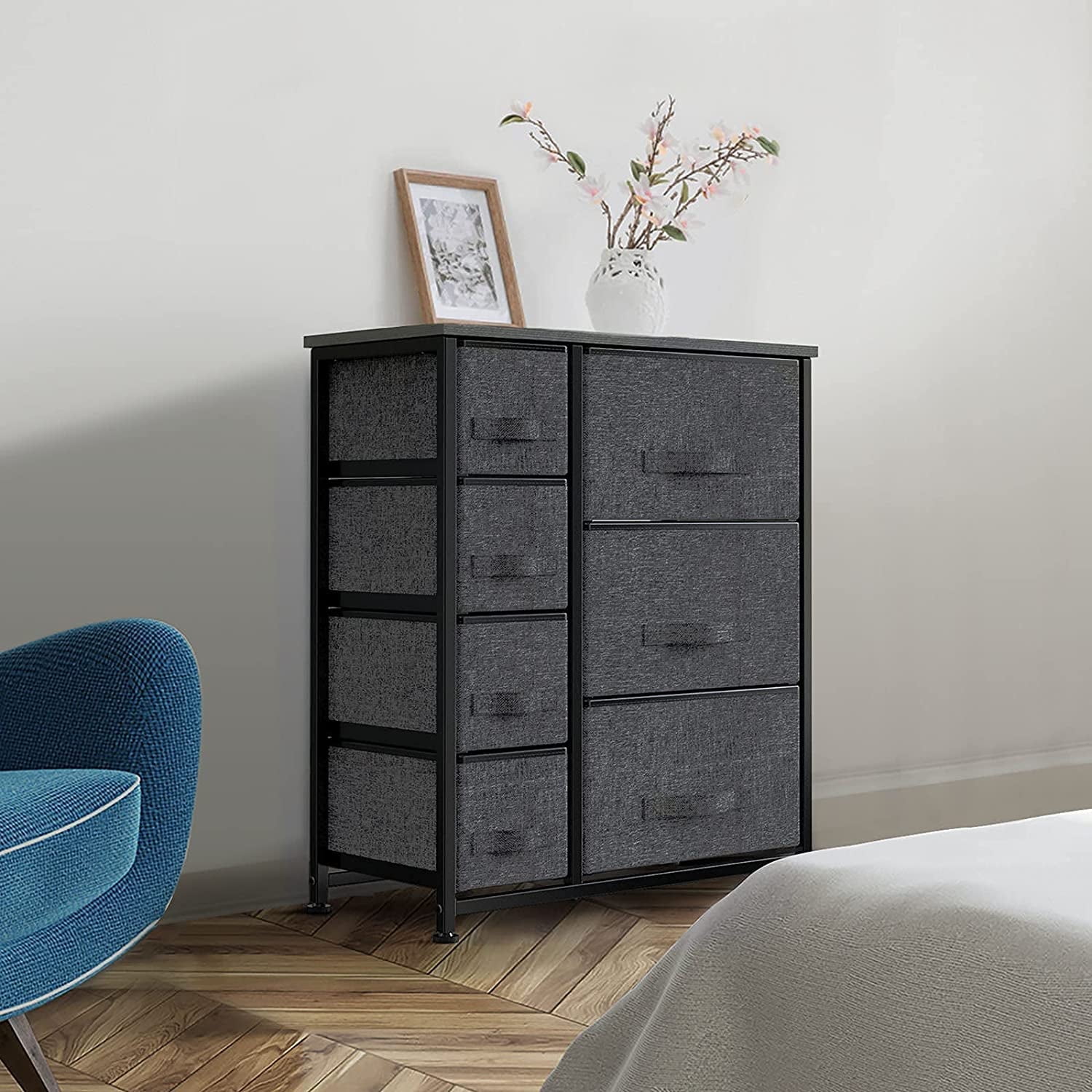 Free Shipping! Storage Tower with 7 Drawers Fabric Dresser Drawer ...