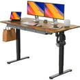Kyspho Electric Desk, Adjustable Height, Drawers, 55x28in Sit Stand ...