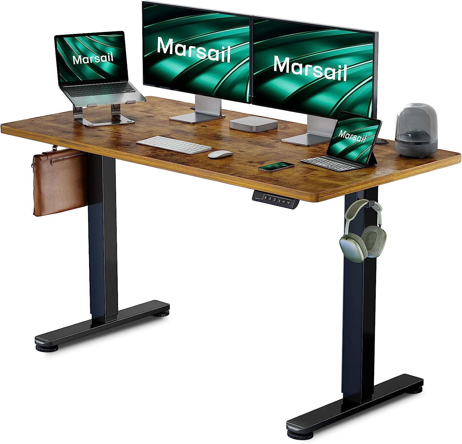 Kyspho Home Office Electric Height Adjustable Standing Desk 48" x 24 ...