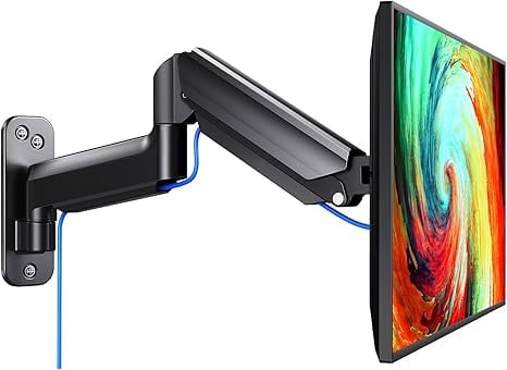 Kyspho Monitor Wall Mount for Screens up to 32 Inch, Alloy Steel Holds ...