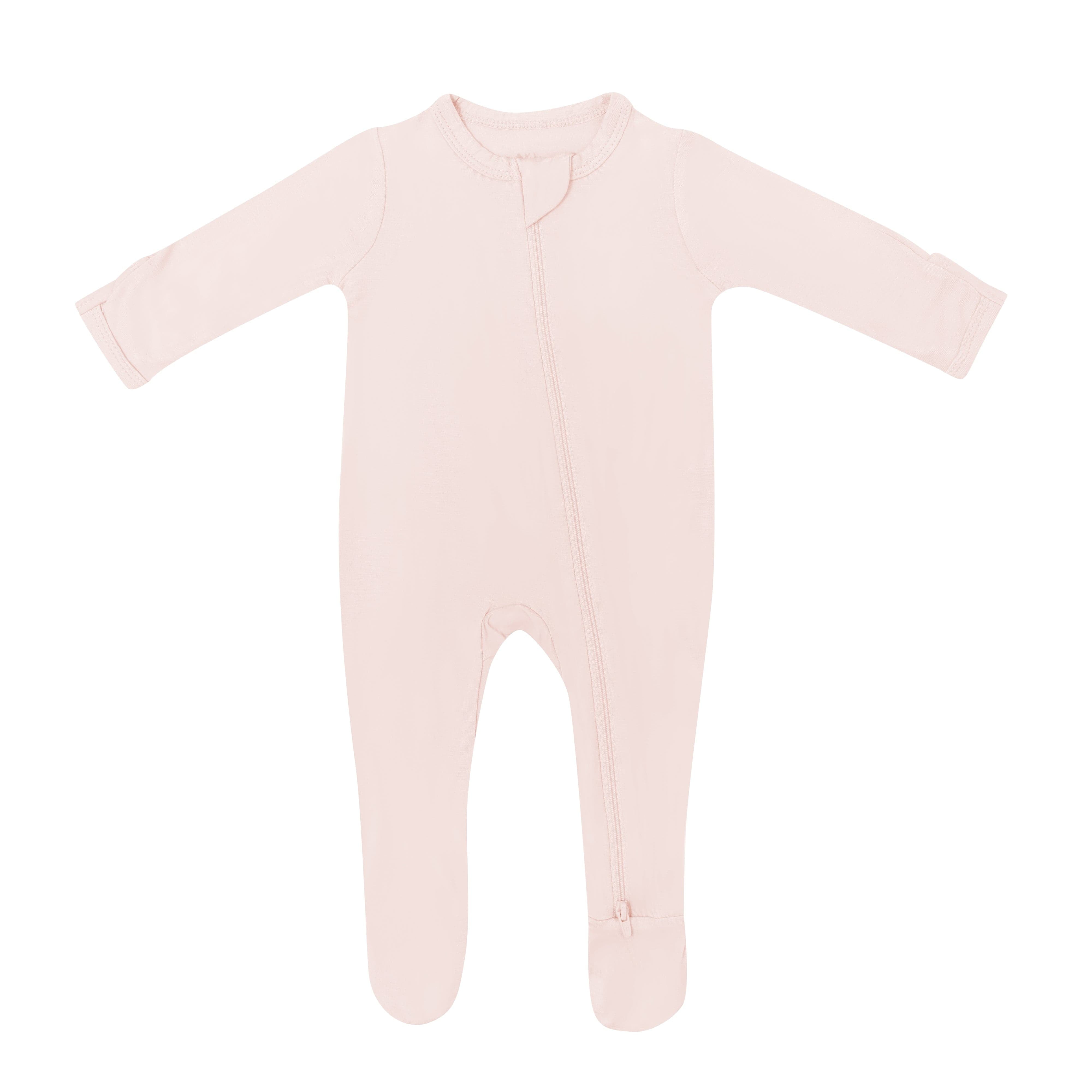 Kyte Baby Zippered Footie in Blush - Walmart.com