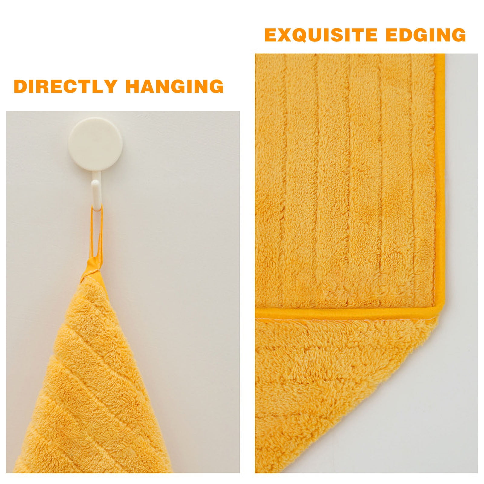 Kyusrd 2cp Velvet Towel For Adult Daily Use At Home Absorbent Dry Hair ...