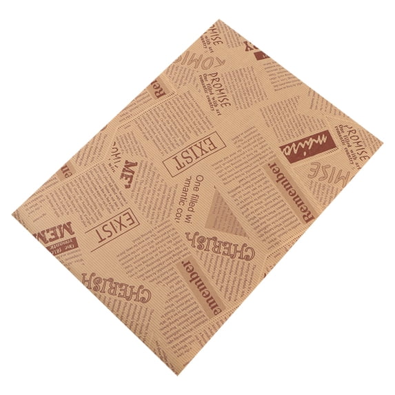 Kyusrd 50 Sheets Of Printed Food Packaging Paper Oil Resistants Paper ...