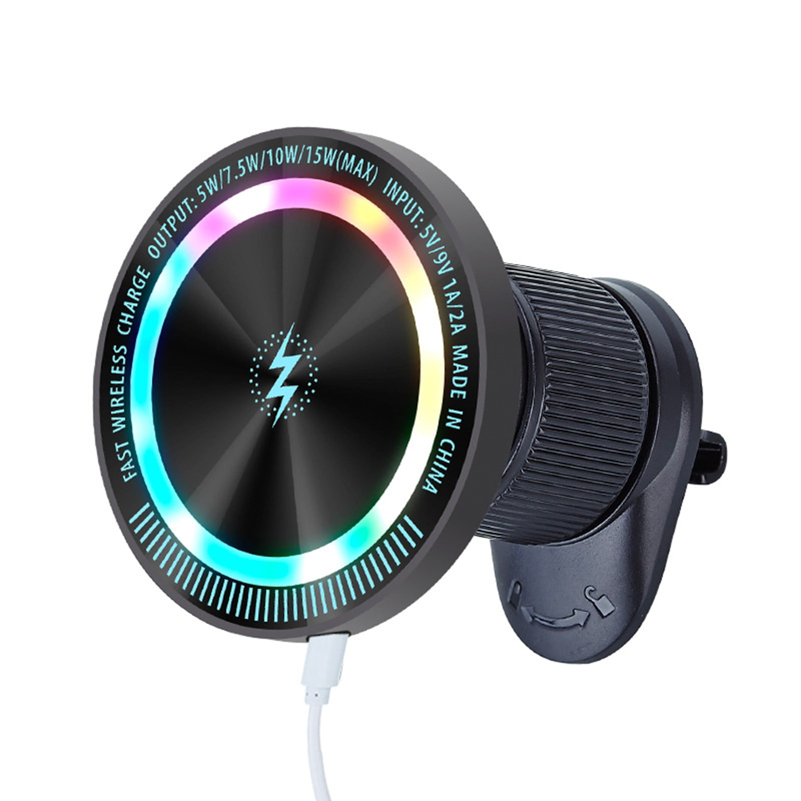 Kyusrd Car Wireless Magnetic Charger Automatic Open and Close 15W Fast ...