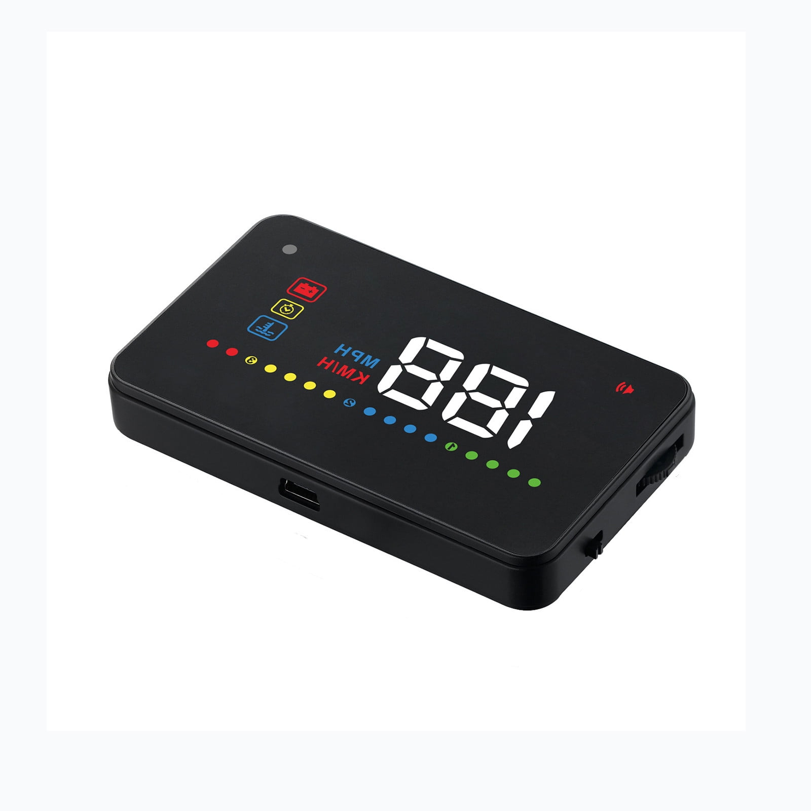 Kyusrd Colour Screen Vehicle Mounted Display Vehicle OBD HD Projector HUD Up Display,Speed ...
