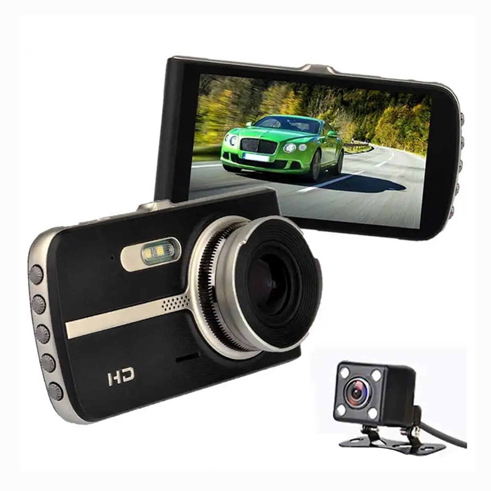 Kyusrd Dash Cam With WiFi 1080P FHD Car Driving Recorder Two Lens Car ...