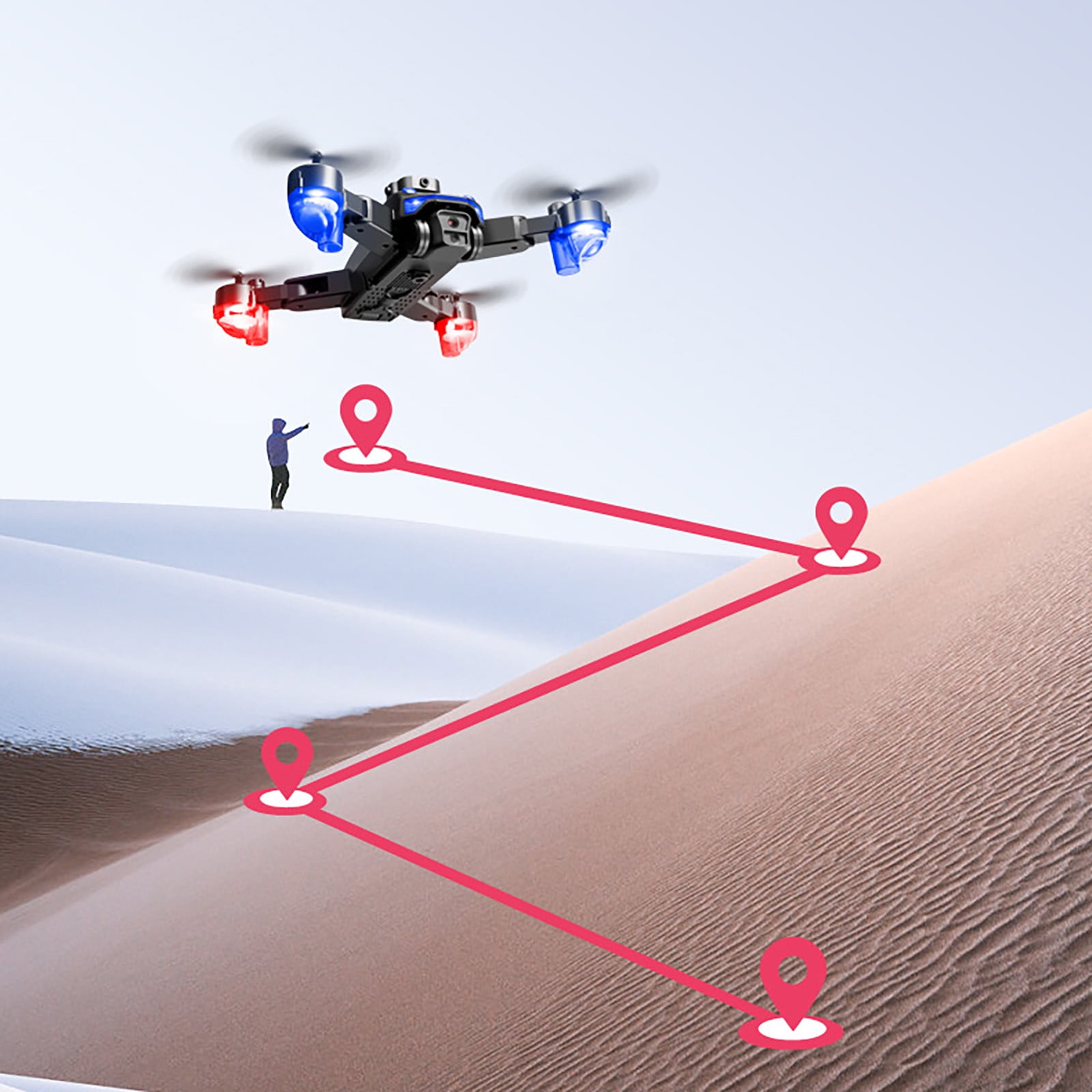 Kyusrd Summer Savings Accessories Special Deals!Unmanned Aerial Vehicle Positioning Aerial ...