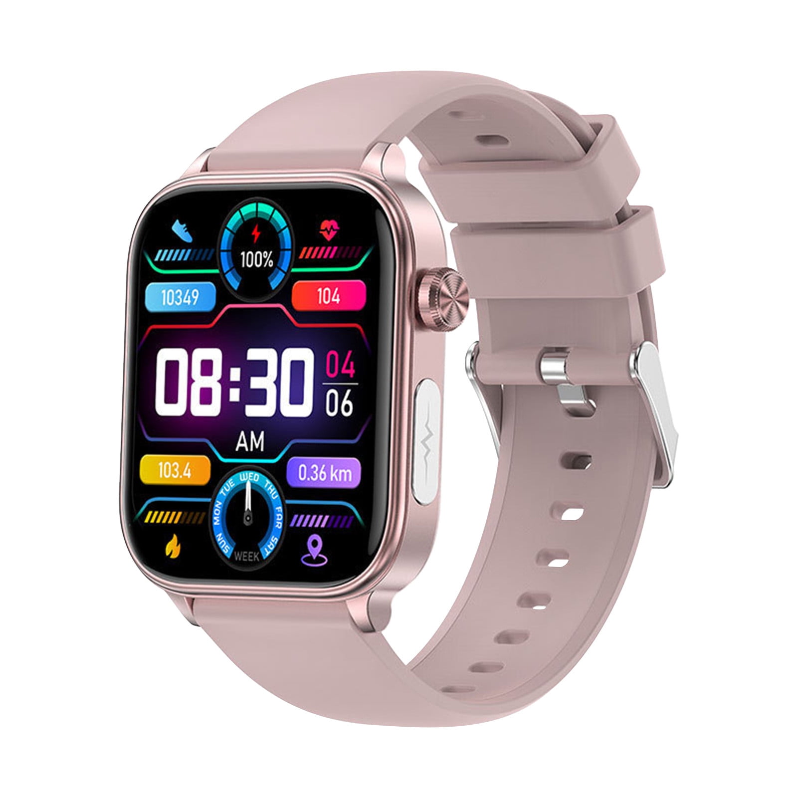 Kyusrd Watches Clearance!Smart Watch Bluetooth Talk Heart Meter Step ...