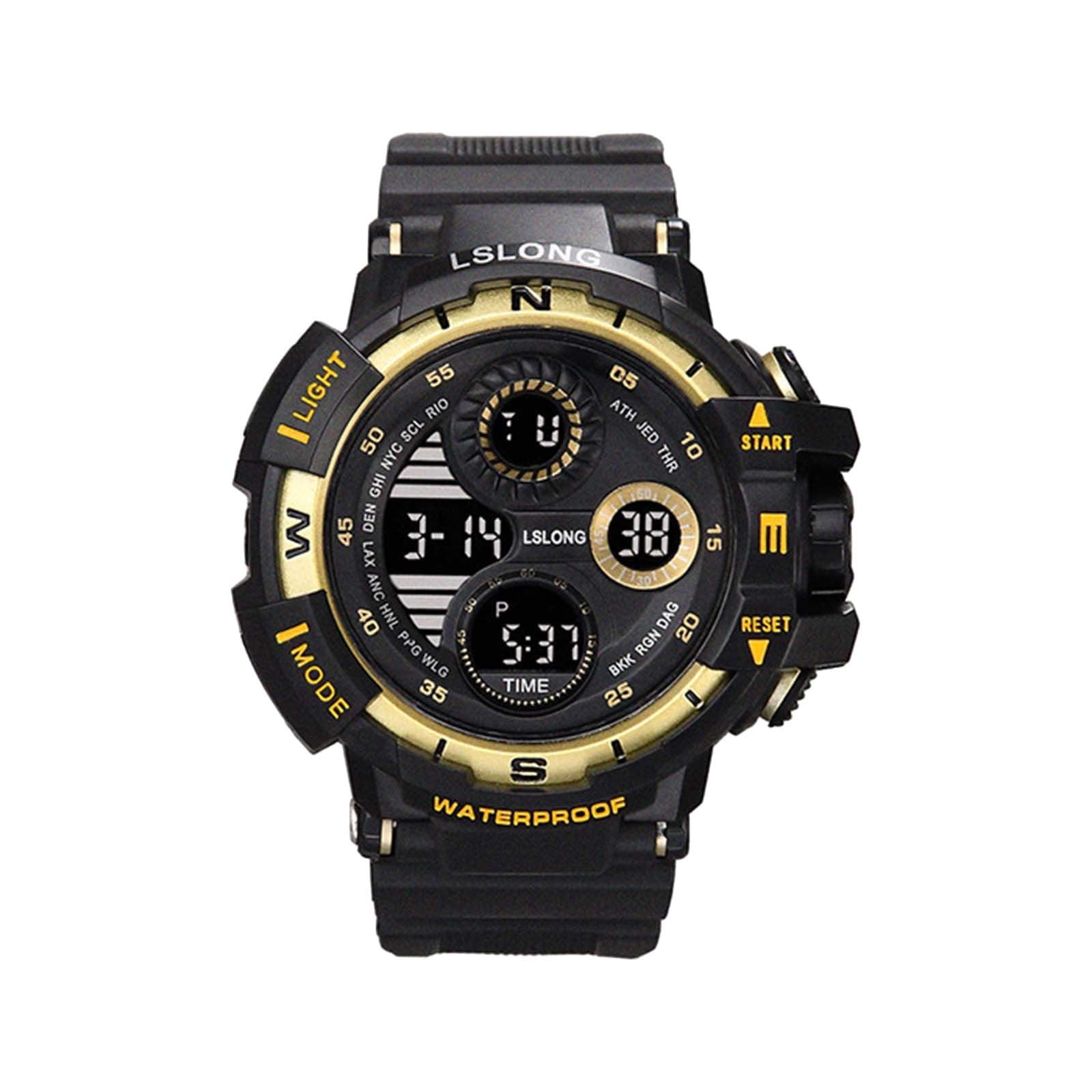 Kyusrd Watches Clearance!Water Digital Sports Diving Watch With Alarm ...