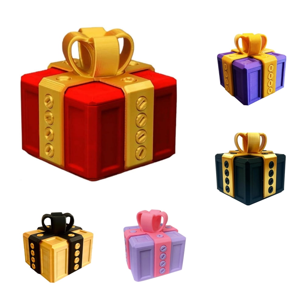 5Pcs 3D Printed Annoying Gift Box, Really Annoying Gift Box with Screws ...