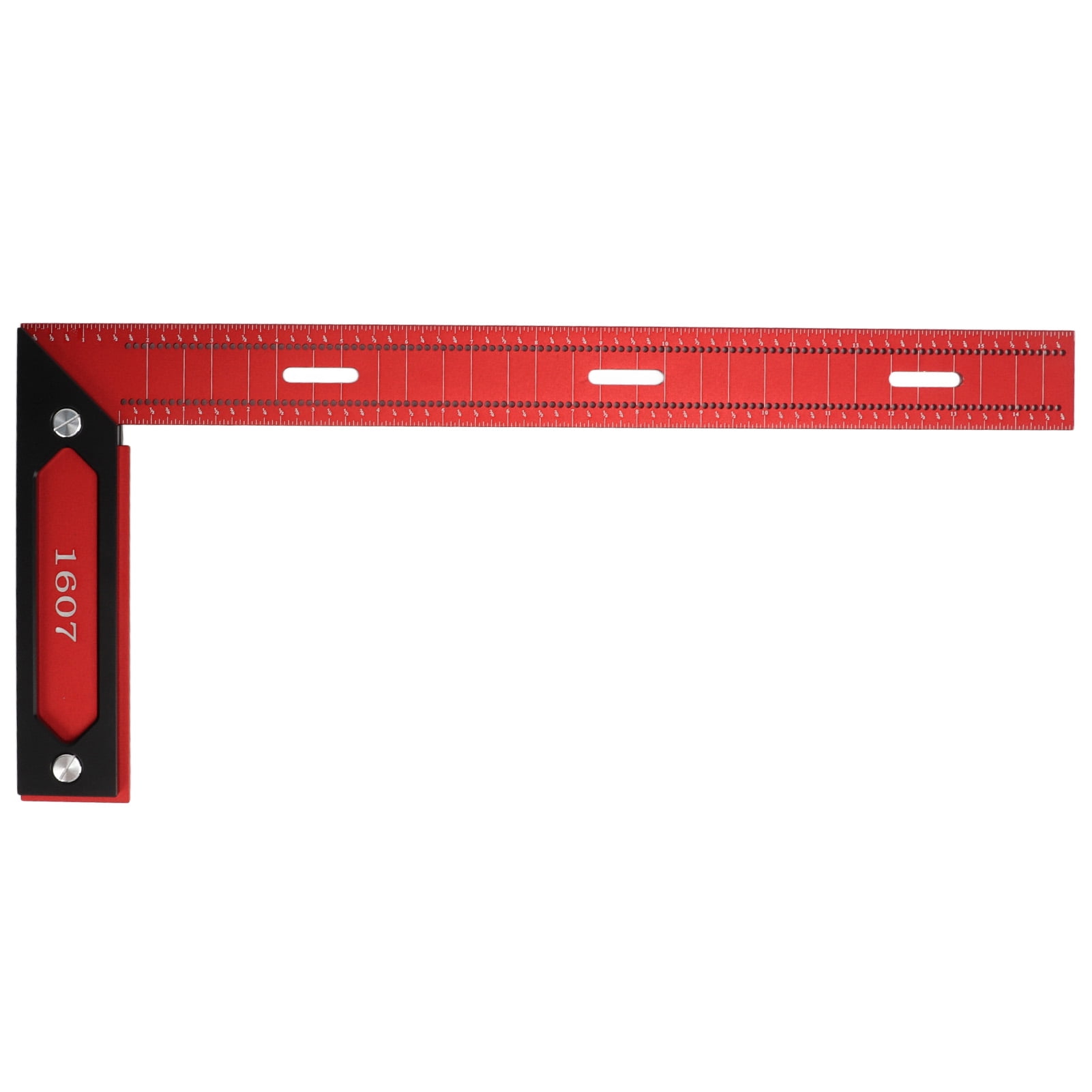 L-1607 Woodworking Ruler L-Type Marking Measuring Scribing Square Hole ...