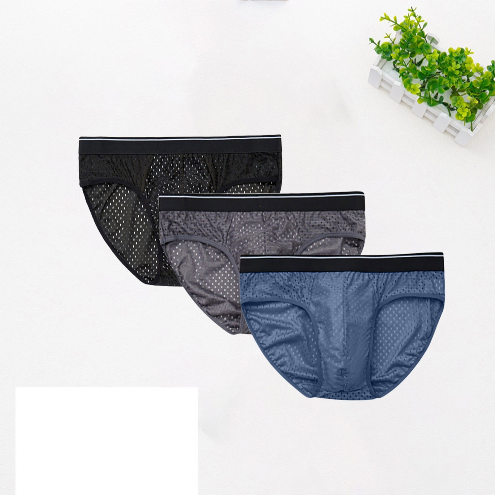 L-5X Plus Size Underwear for Men Big and Tall 3 Pack Lightweight ...