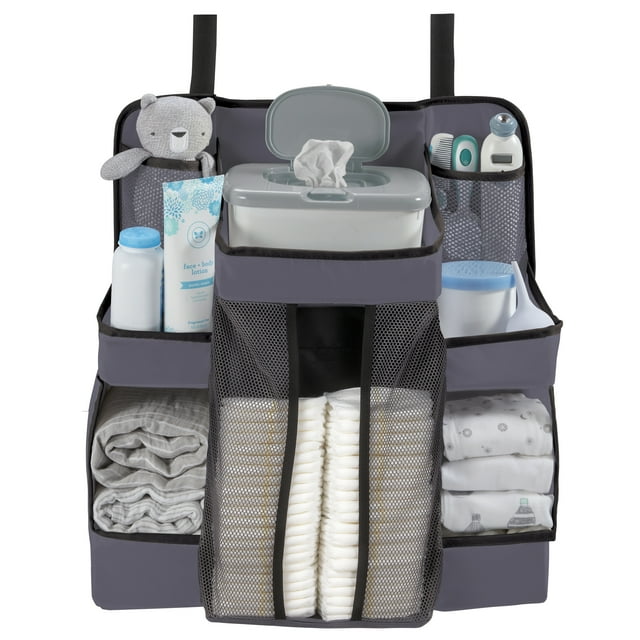L.A. Baby Diaper Stacker, Gray Solid Print - Walmart.com