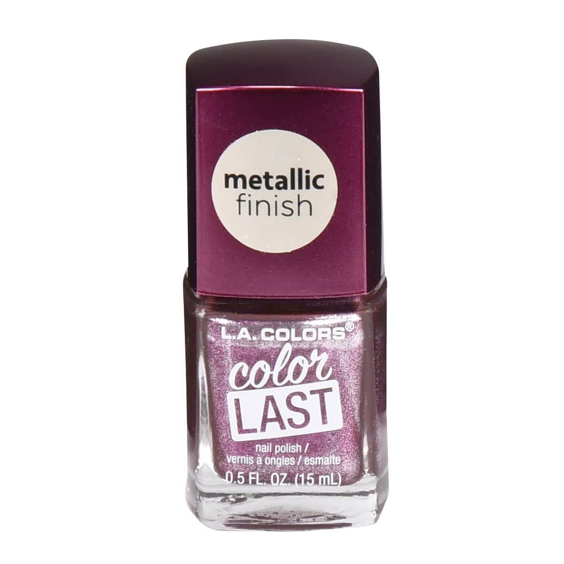 L.A. COLORS Color Last Nail Polish, Ruby, Burgundy, 0.5 fl oz - Walmart.com