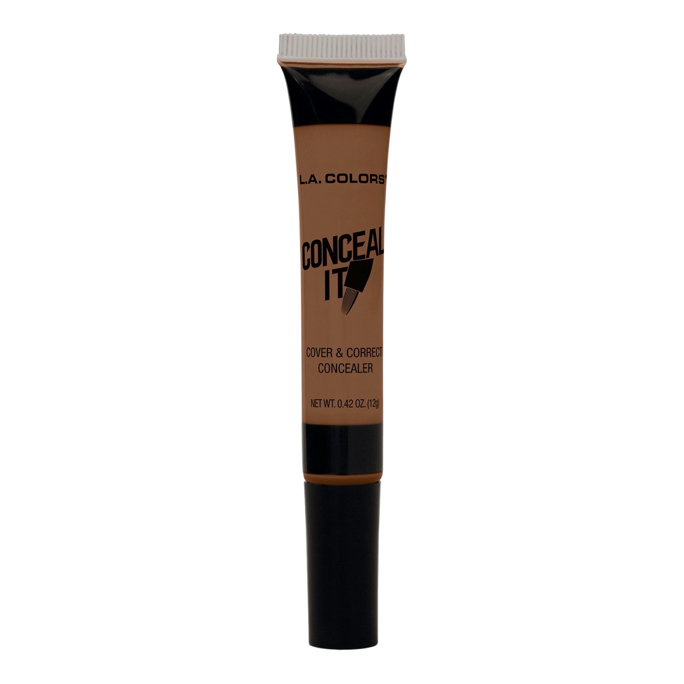 L.A. COLORS Concealer Deep Sand 0.42 fl oz Lightweight Cream Cover Dark ...