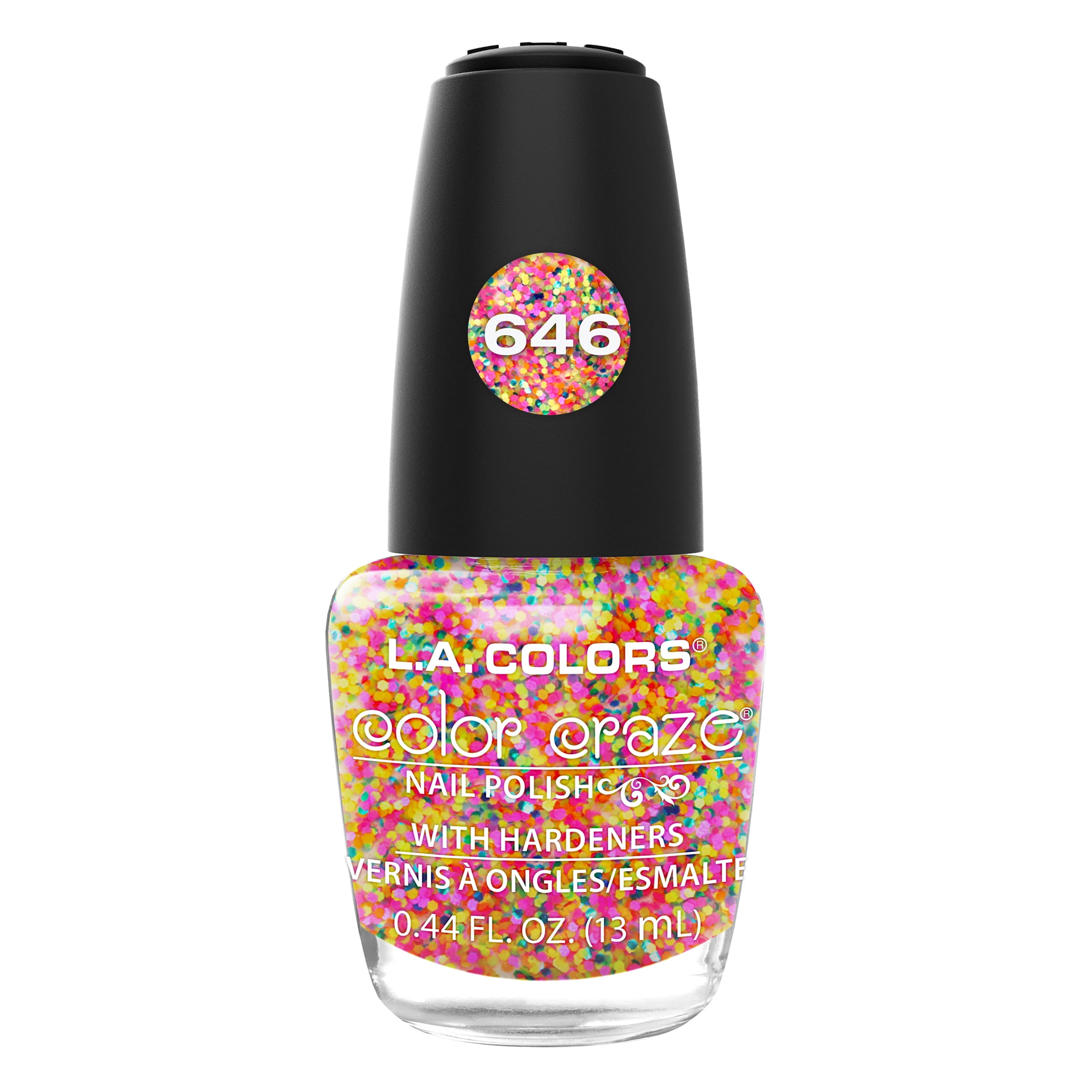 L.A. COLORS Color Craze Nail Polish, Long-lasting vibrant nail lacquer ...