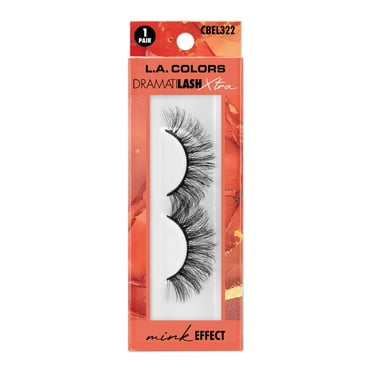 L.A. Colors Dramatilash BEL975 Dainty Black False Eyelashes, 1 pair ...